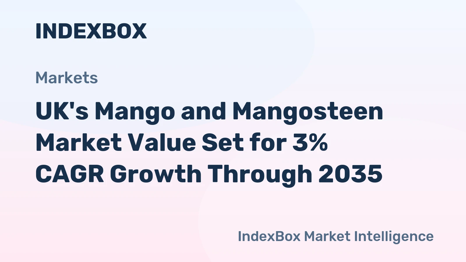 UK's Mango and Mangosteen Market Value Set for 3% CAGR Growth Through 2035