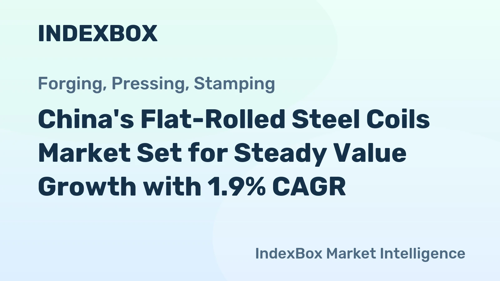 China's Flat-Rolled Steel Coils Market Set for Steady Value Growth with 1.9% CAGR
