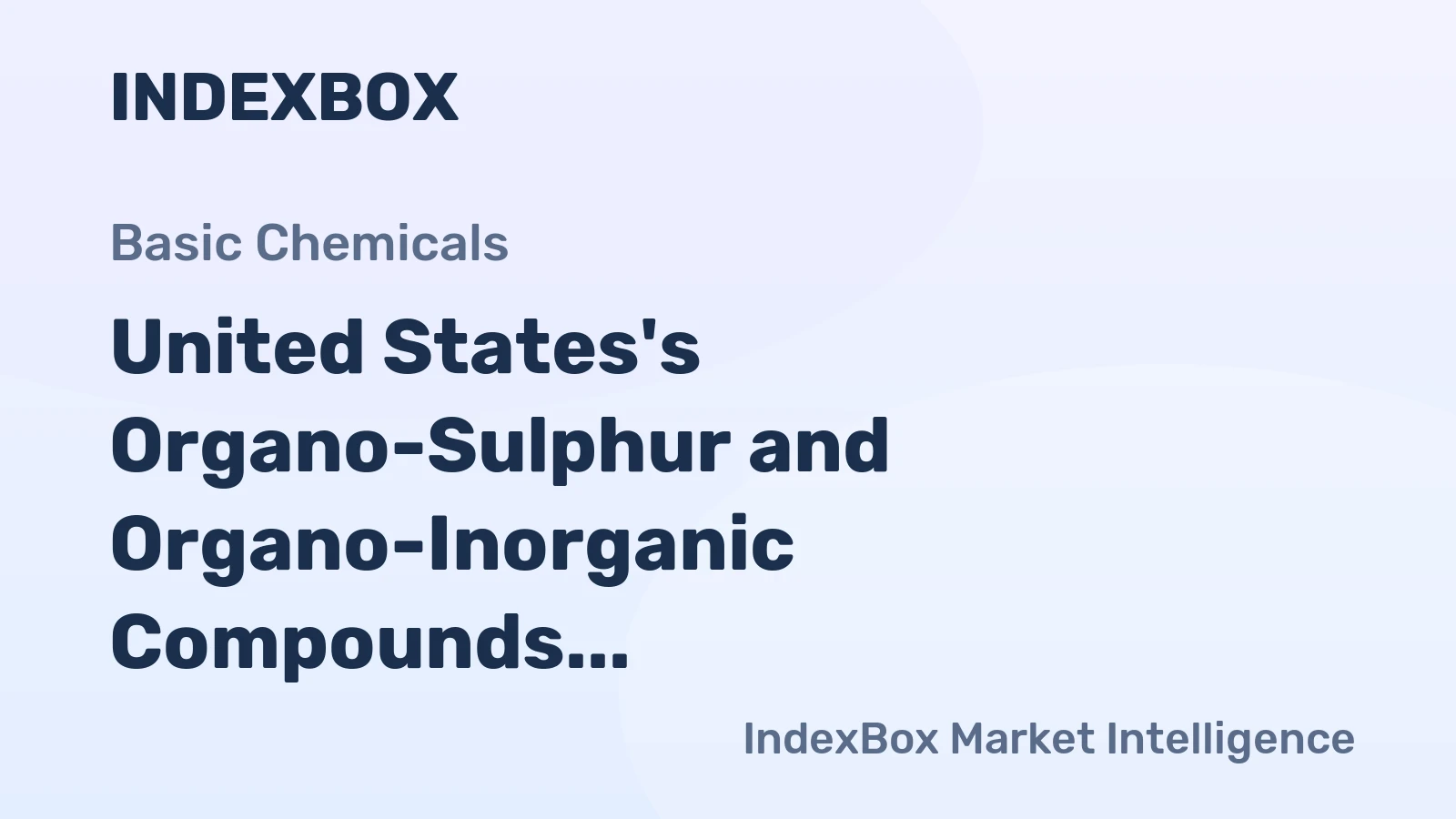 United States's Organo-Sulphur and Organo-Inorganic Compounds Market to Reach 1.1M Tons and $4.7B by 2035