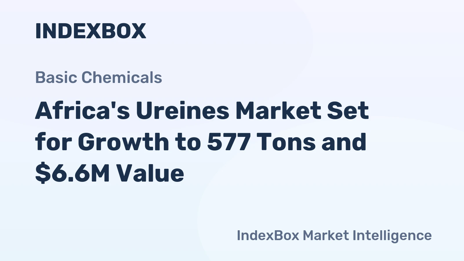 Africa's Ureines Market Set for Growth to 577 Tons and $6.6M Value