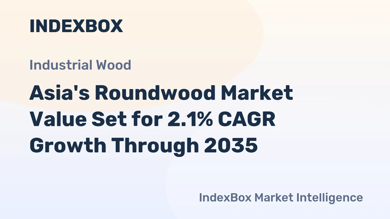 Asia's Roundwood Market Value Set for 2.1% CAGR Growth Through 2035