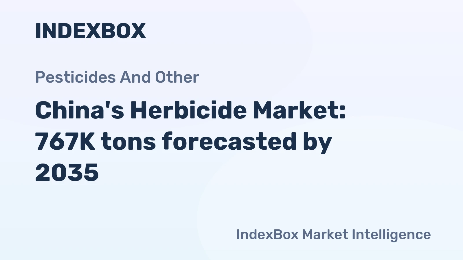 China's Herbicide Market: 767K tons forecasted by 2035