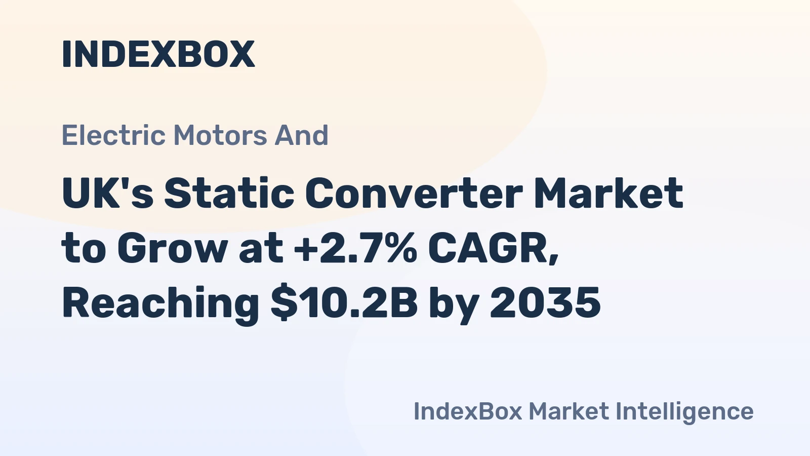 UK's Static Converter Market to Grow at +2.7% CAGR, Reaching $10.2B by 2035