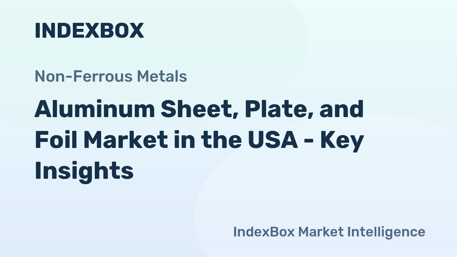 Aluminum Sheet, Plate, and Foil Market in the USA - Key Insights