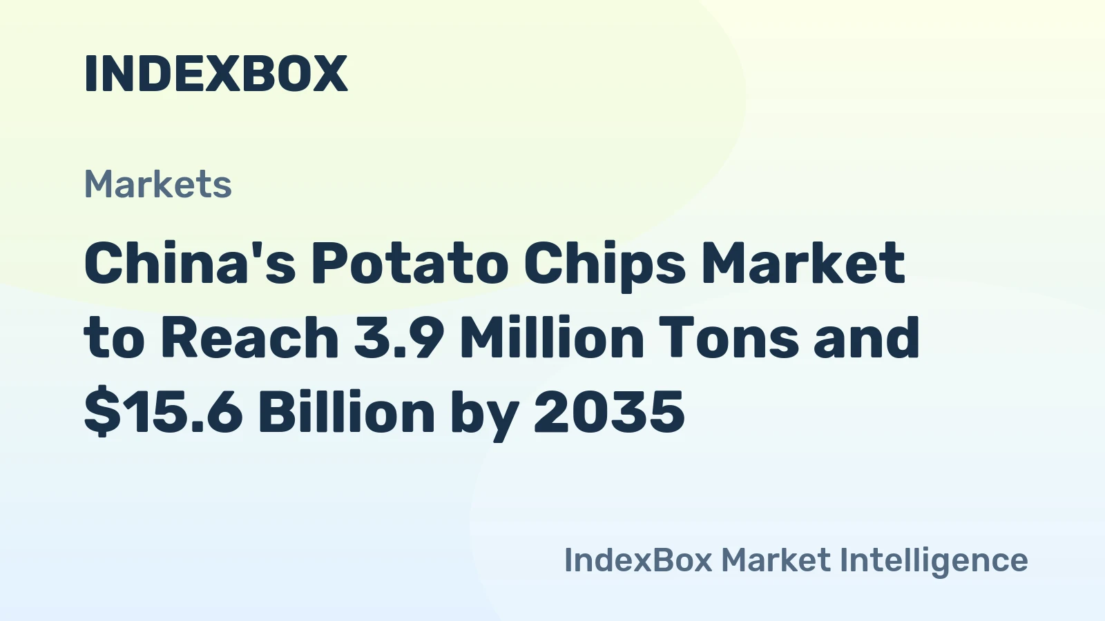 China's Potato Chips Market to Reach 3.9 Million Tons and $15.6 Billion by 2035