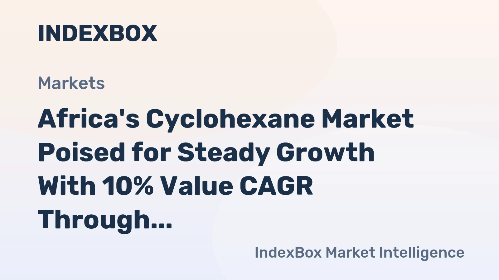 Africa's Cyclohexane Market Poised for Steady Growth With 10% Value CAGR Through 2035
