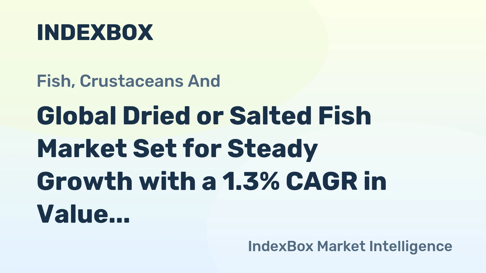Global Dried or Salted Fish Market Set for Steady Growth with a 1.3% CAGR in Value Through 2035