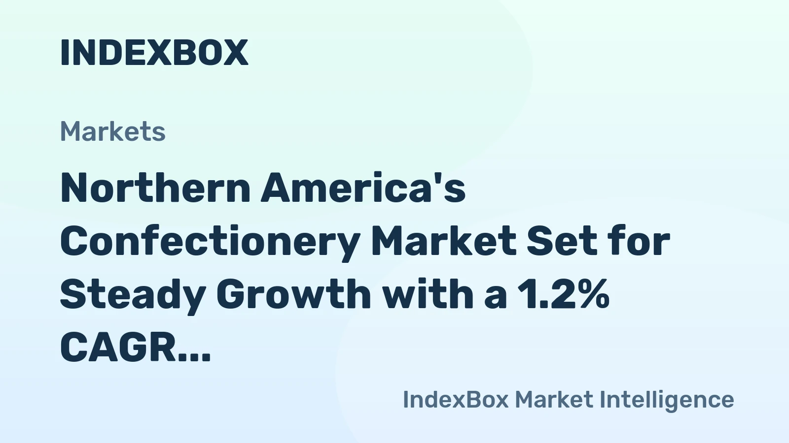 Northern America's Confectionery Market Set for Steady Growth with a 1.2% CAGR Through 2035