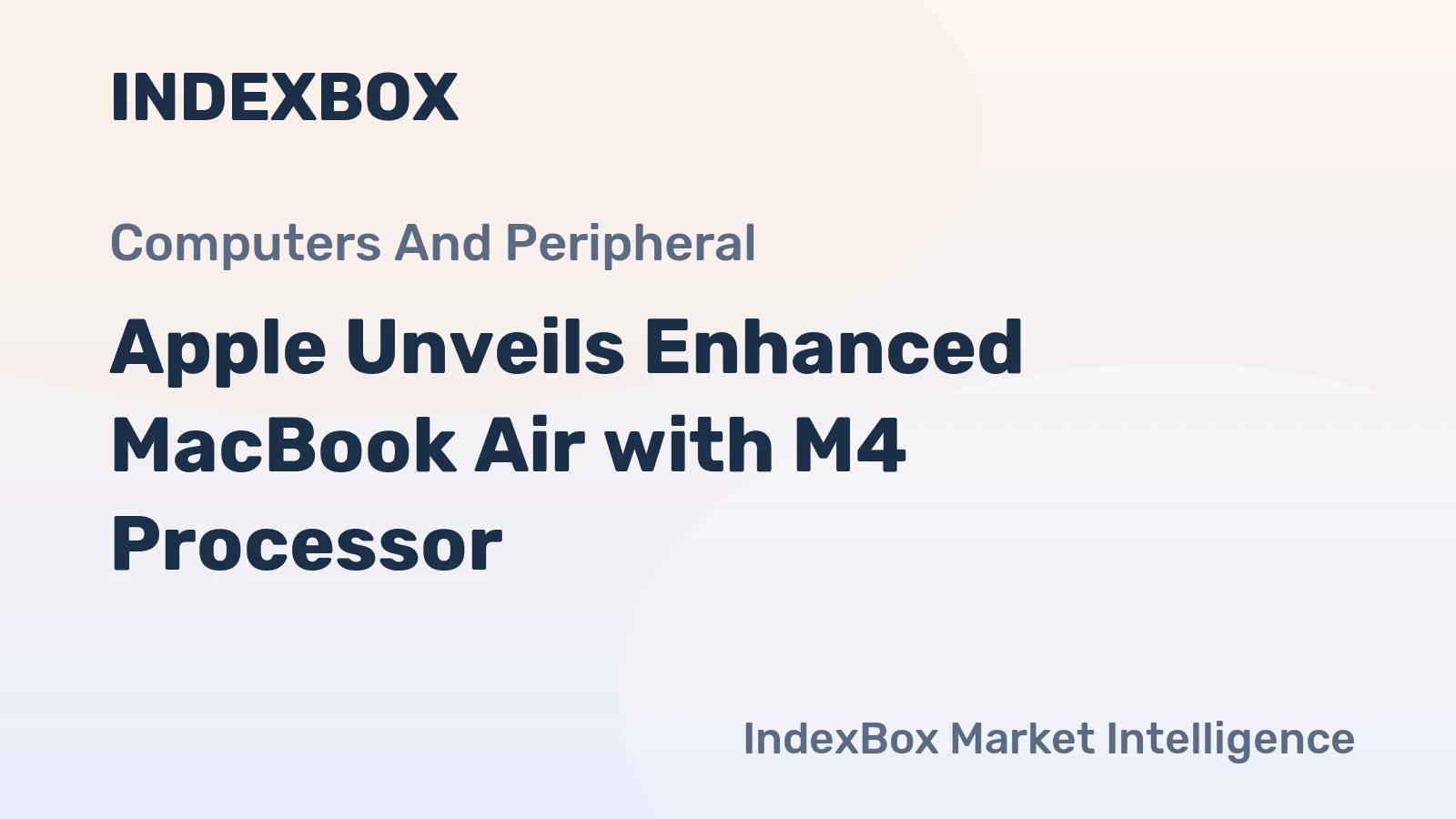 Apple Unveils Enhanced MacBook Air with M4 Processor