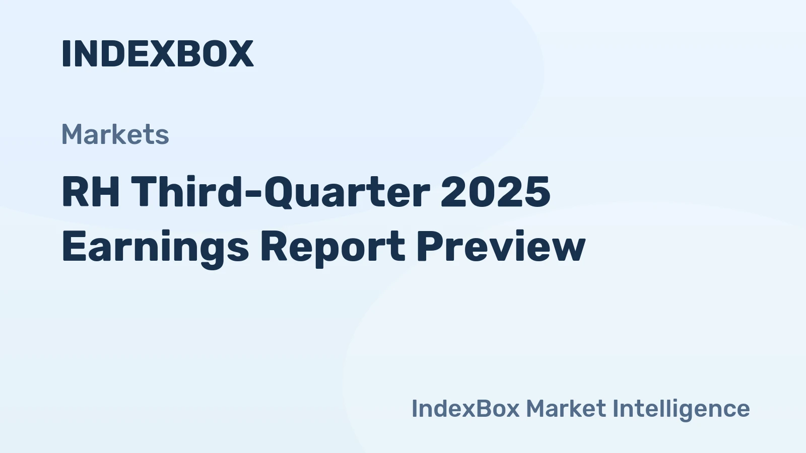 RH Third-Quarter 2025 Earnings Report Preview