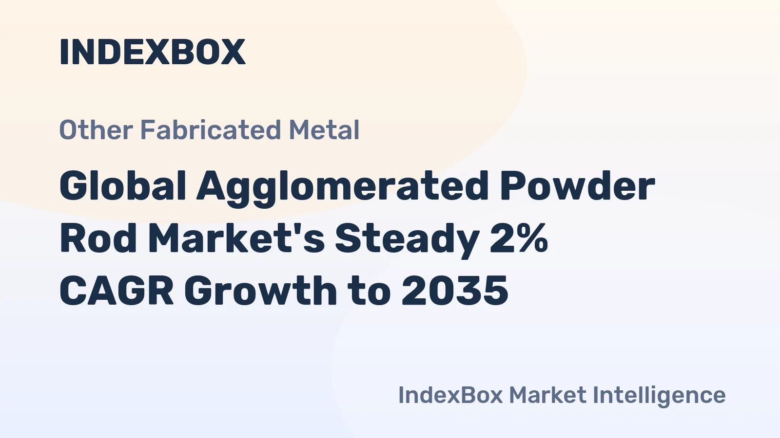 Global Agglomerated Powder Rod Market's Steady 2% CAGR Growth to 2035