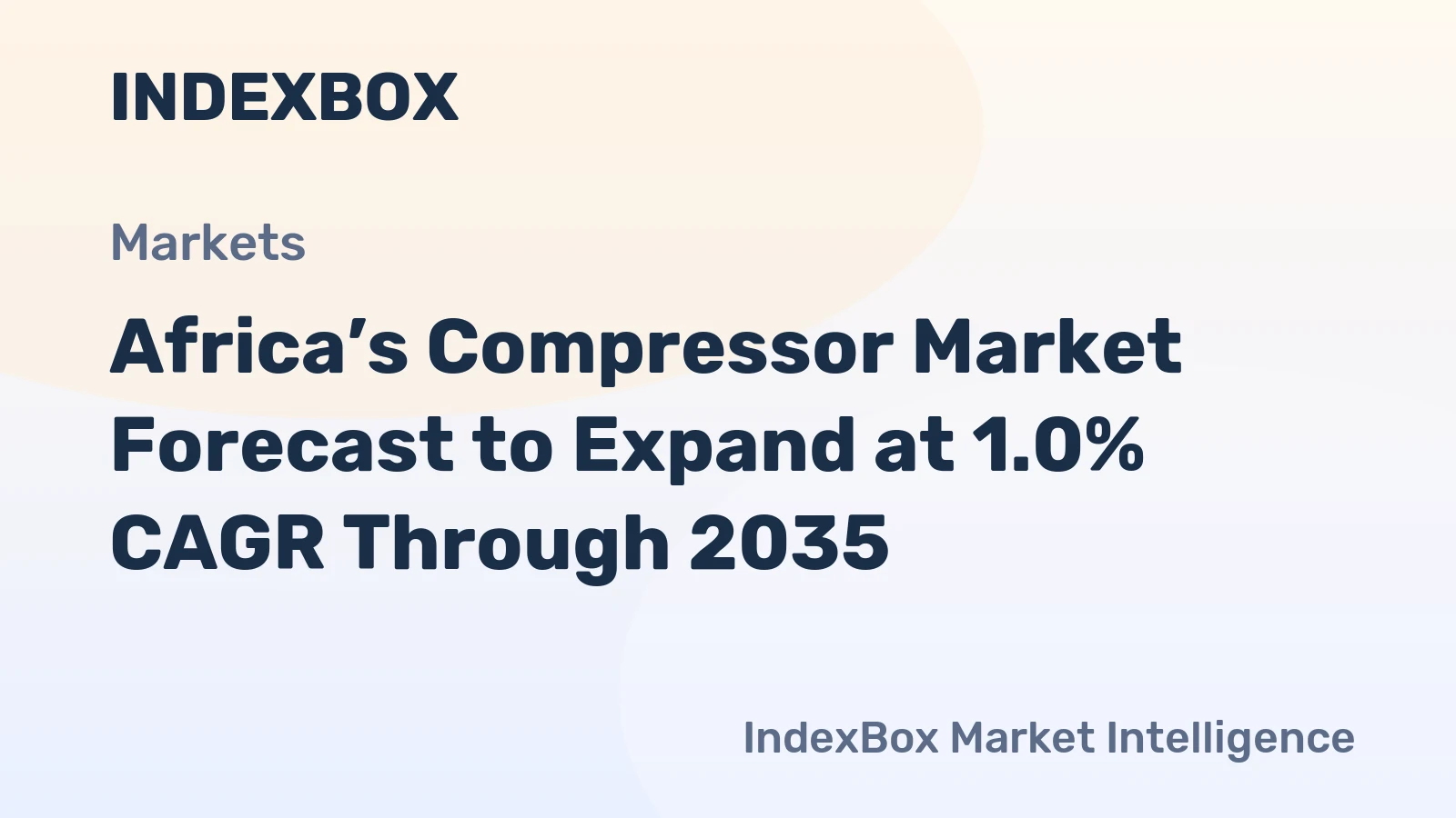 Africa’s Compressor Market Forecast to Expand at 1.0% CAGR Through 2035