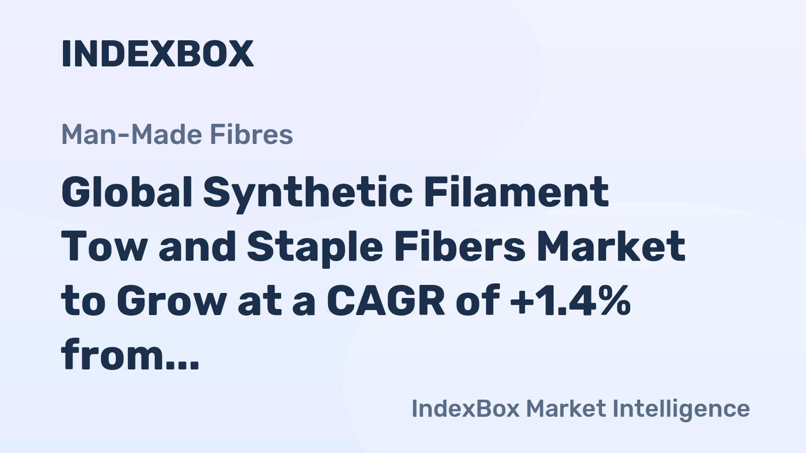 Global Synthetic Filament Tow and Staple Fibers Market to Grow at a CAGR of +1.4% from 2024 to 2035, Reaching 13M Tons
