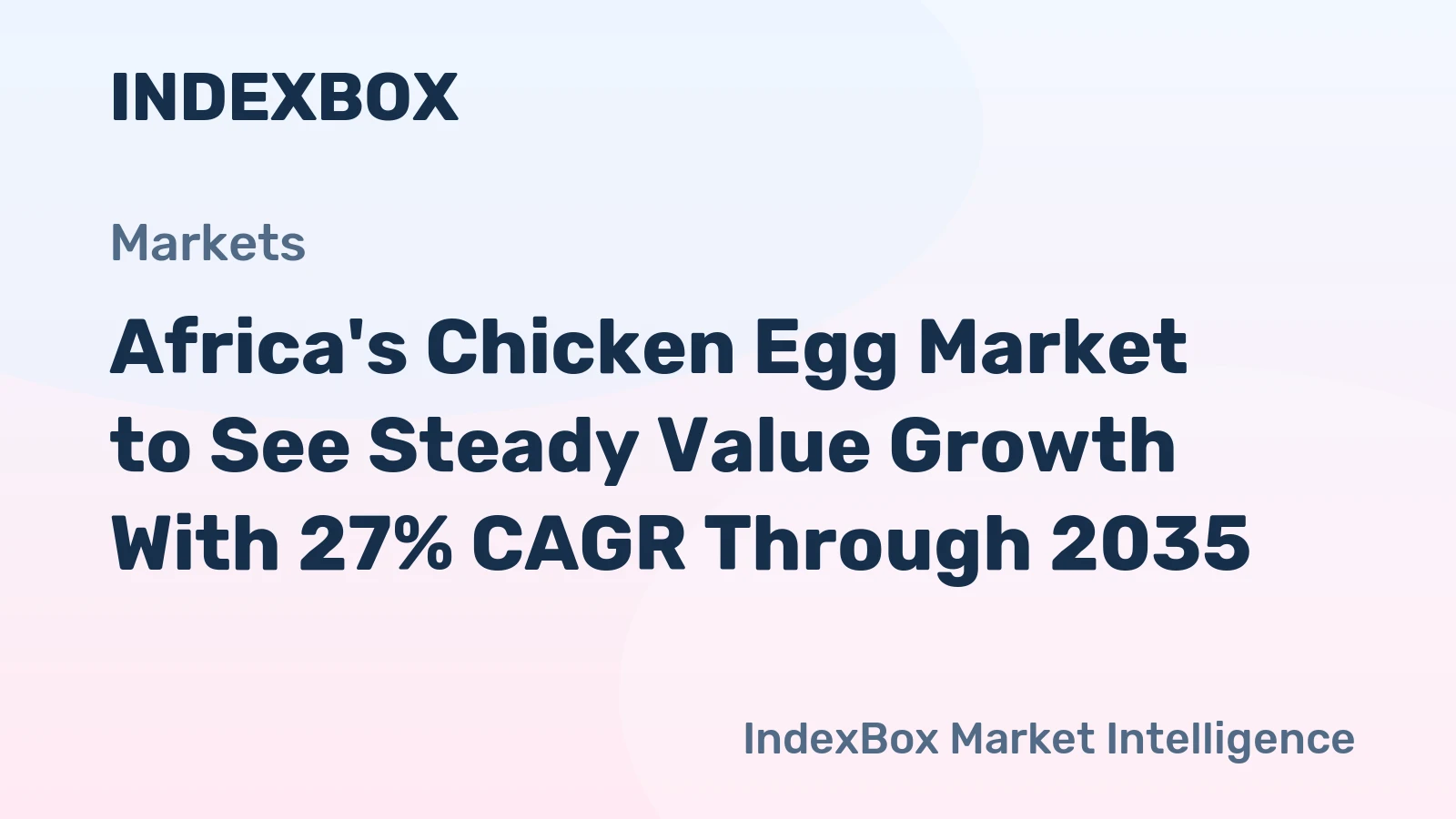Africa's Chicken Egg Market to See Steady Value Growth With 27% CAGR Through 2035