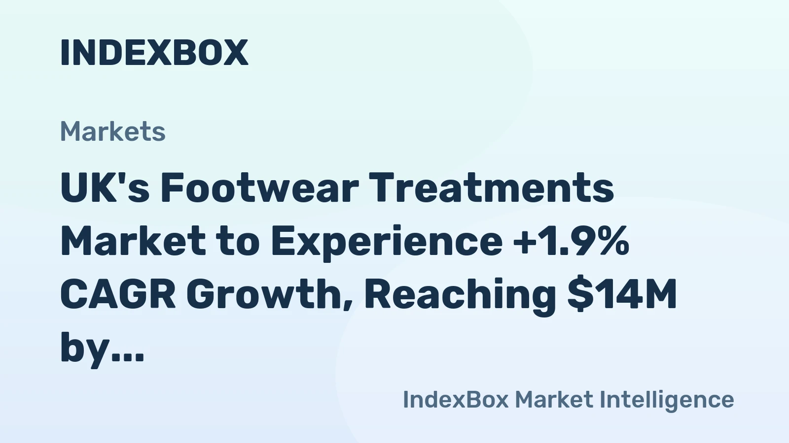 UK's Footwear Treatments Market to Experience +1.9% CAGR Growth, Reaching $14M by 2035