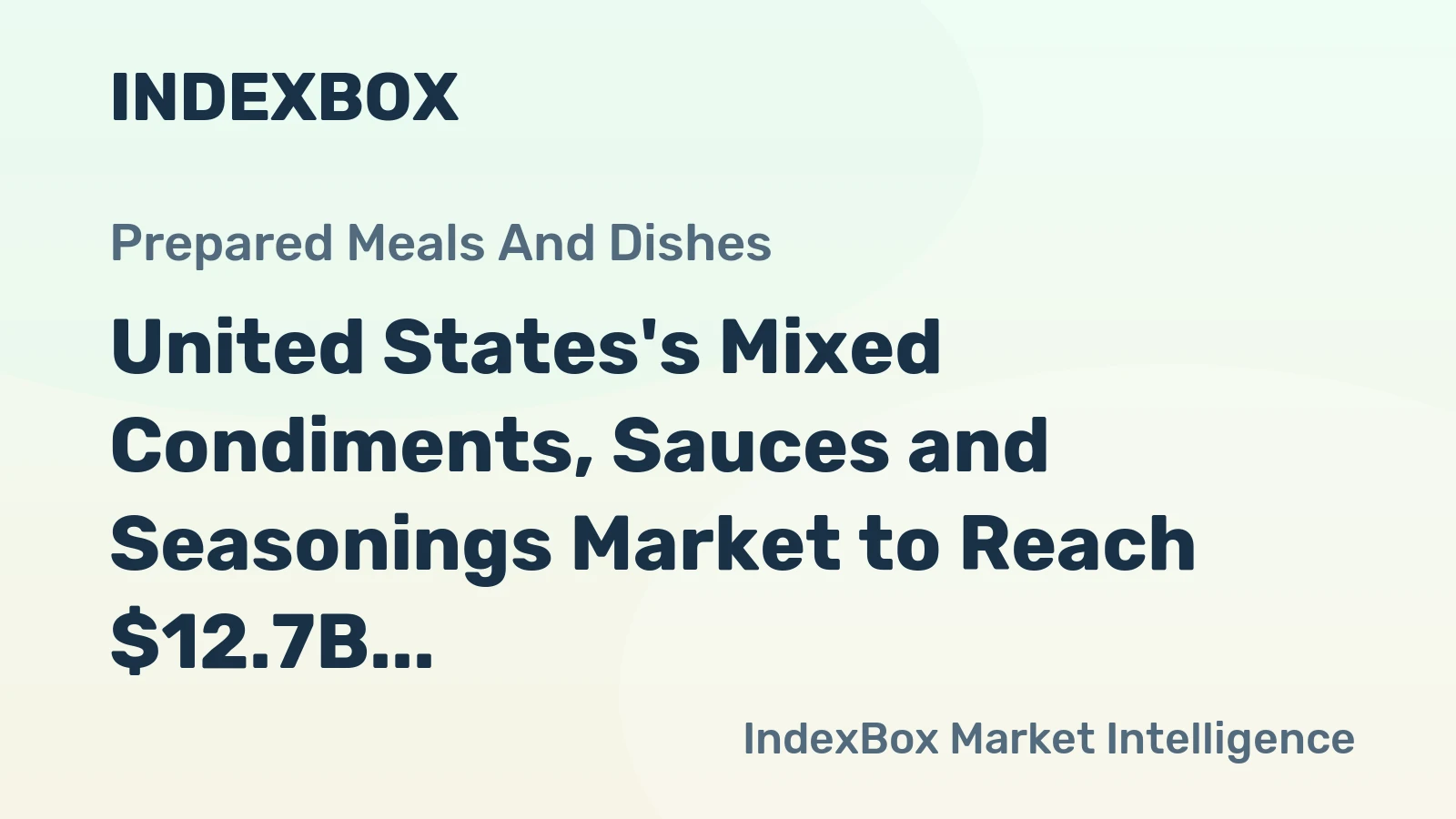 United States's Mixed Condiments, Sauces and Seasonings Market to Reach $12.7B by 2035 with 4.3% CAGR