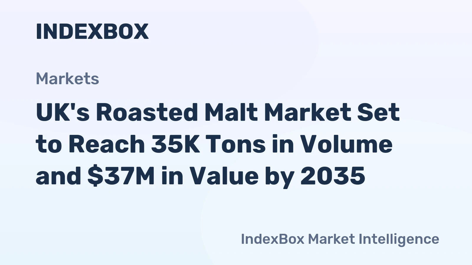 UK's Roasted Malt Market Set to Reach 35K Tons in Volume and $37M in Value by 2035