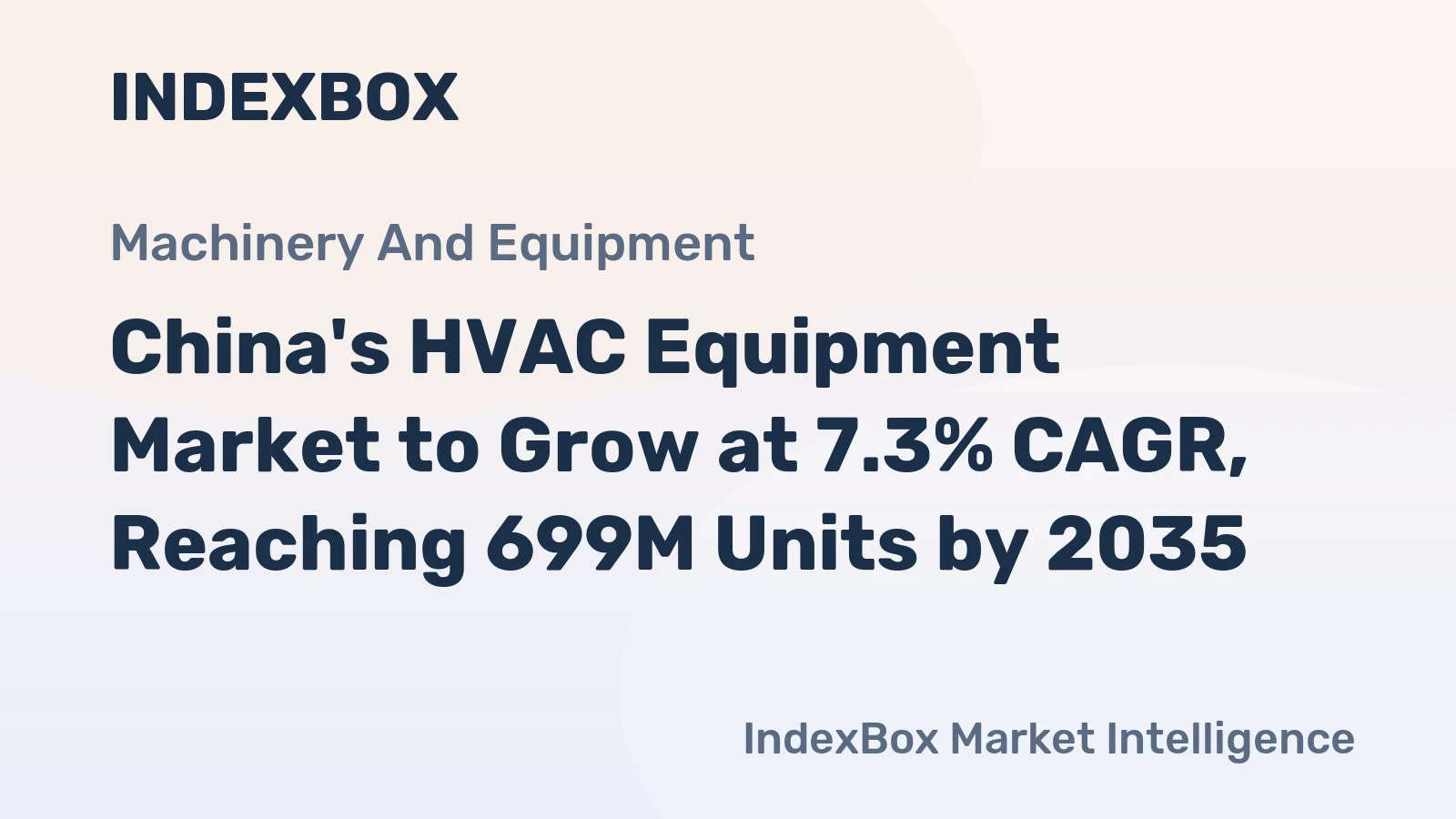 China's HVAC Equipment Market to Grow at 7.3% CAGR, Reaching 699M Units by 2035