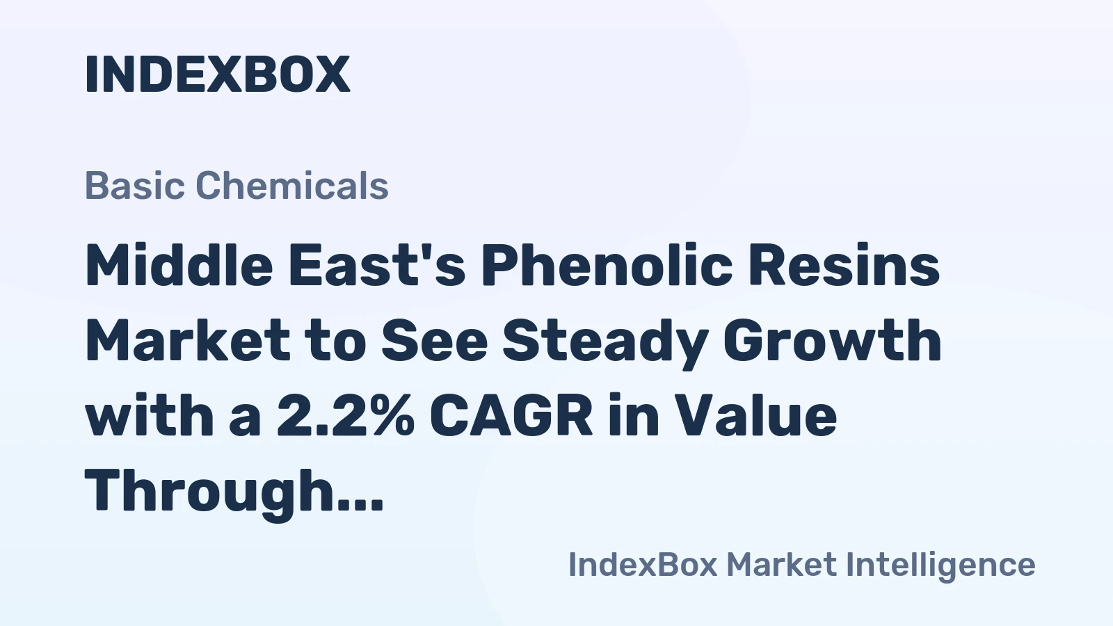 Middle East's Phenolic Resins Market to See Steady Growth with a 2.2% CAGR in Value Through 2035