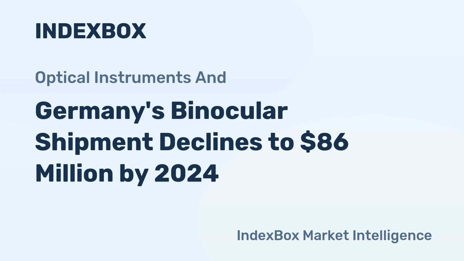 Germany's Binocular Shipment Declines to $86 Million by 2024