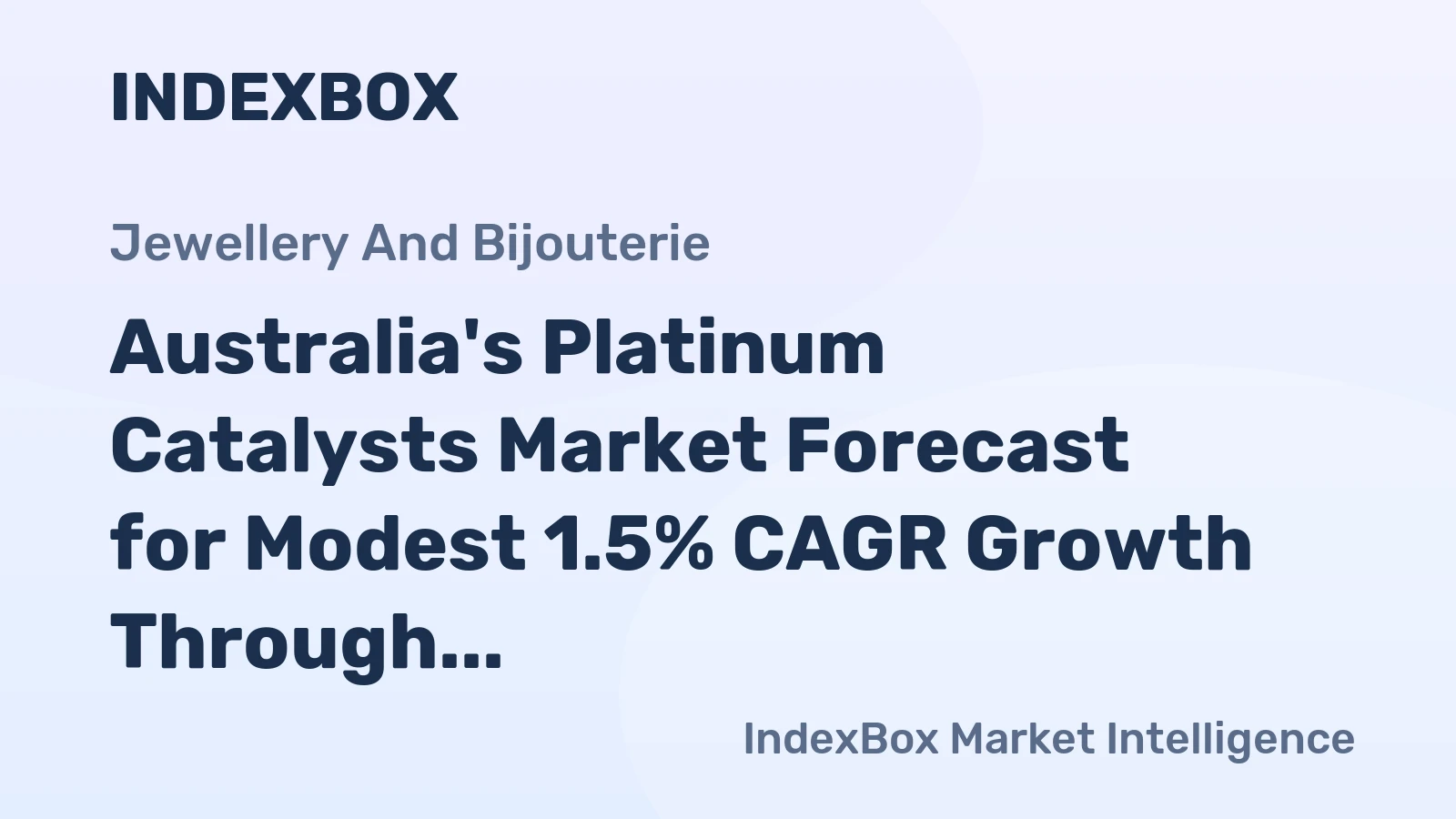 Australia's Platinum Catalysts Market Forecast for Modest 1.5% CAGR Growth Through 2035