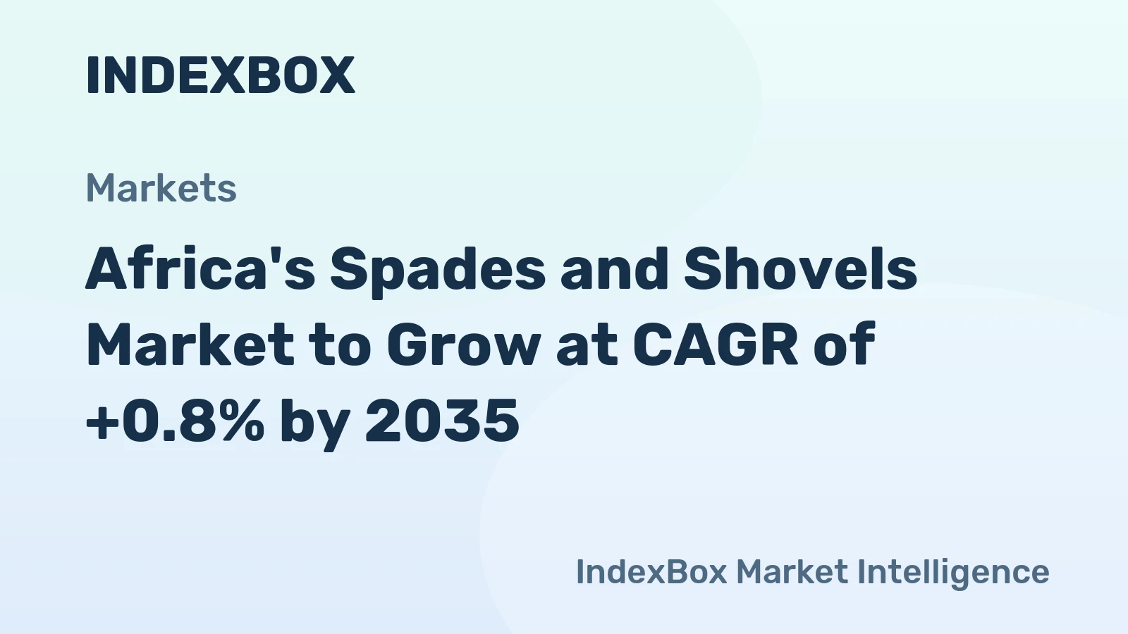 Africa's Spades and Shovels Market to Grow at CAGR of +0.8% by 2035