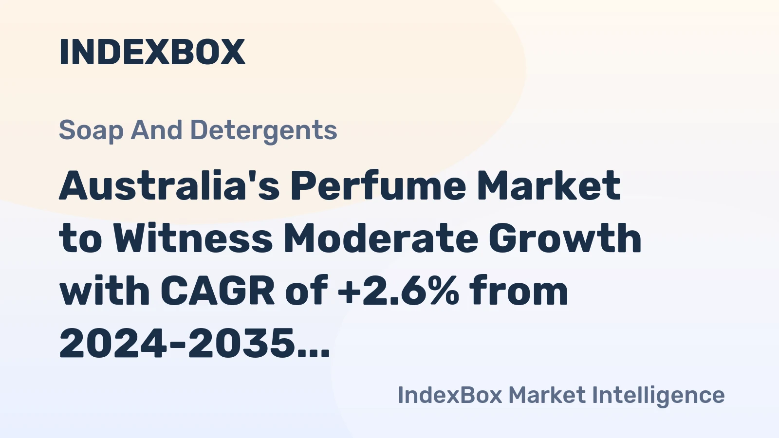 Australia's Perfume Market to Witness Moderate Growth with CAGR of +2.6% from 2024-2035, Reaching $632M by 2035