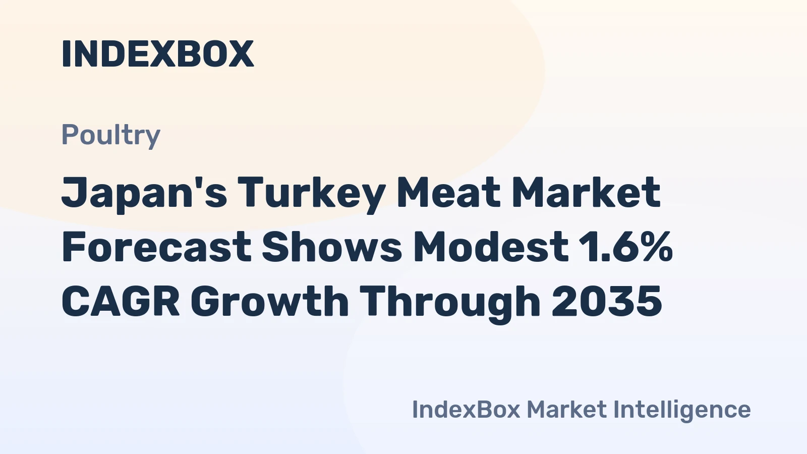 Japan's Turkey Meat Market Forecast Shows Modest 1.6% CAGR Growth Through 2035