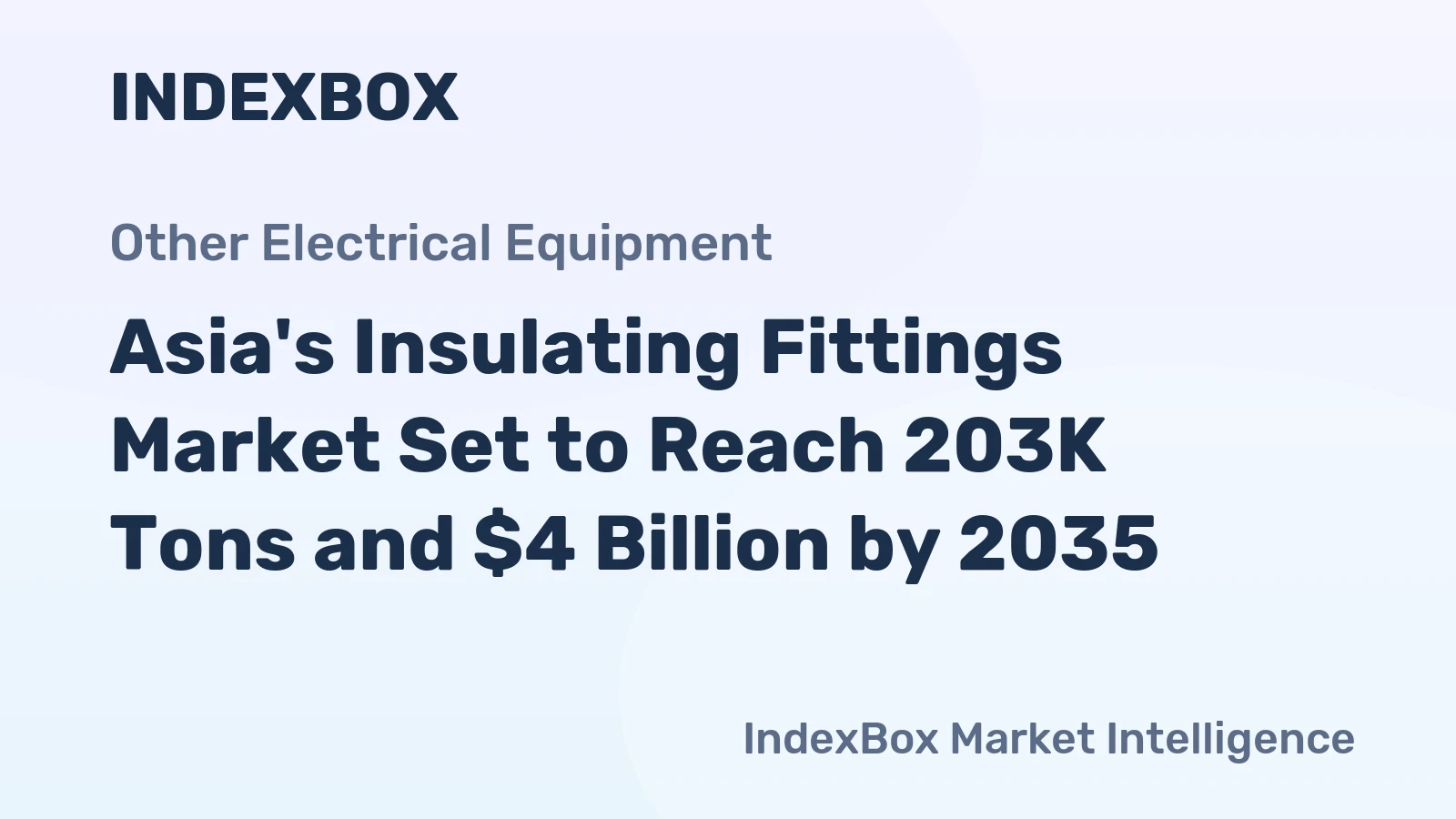 Asia's Insulating Fittings Market Set to Reach 203K Tons and $4 Billion by 2035
