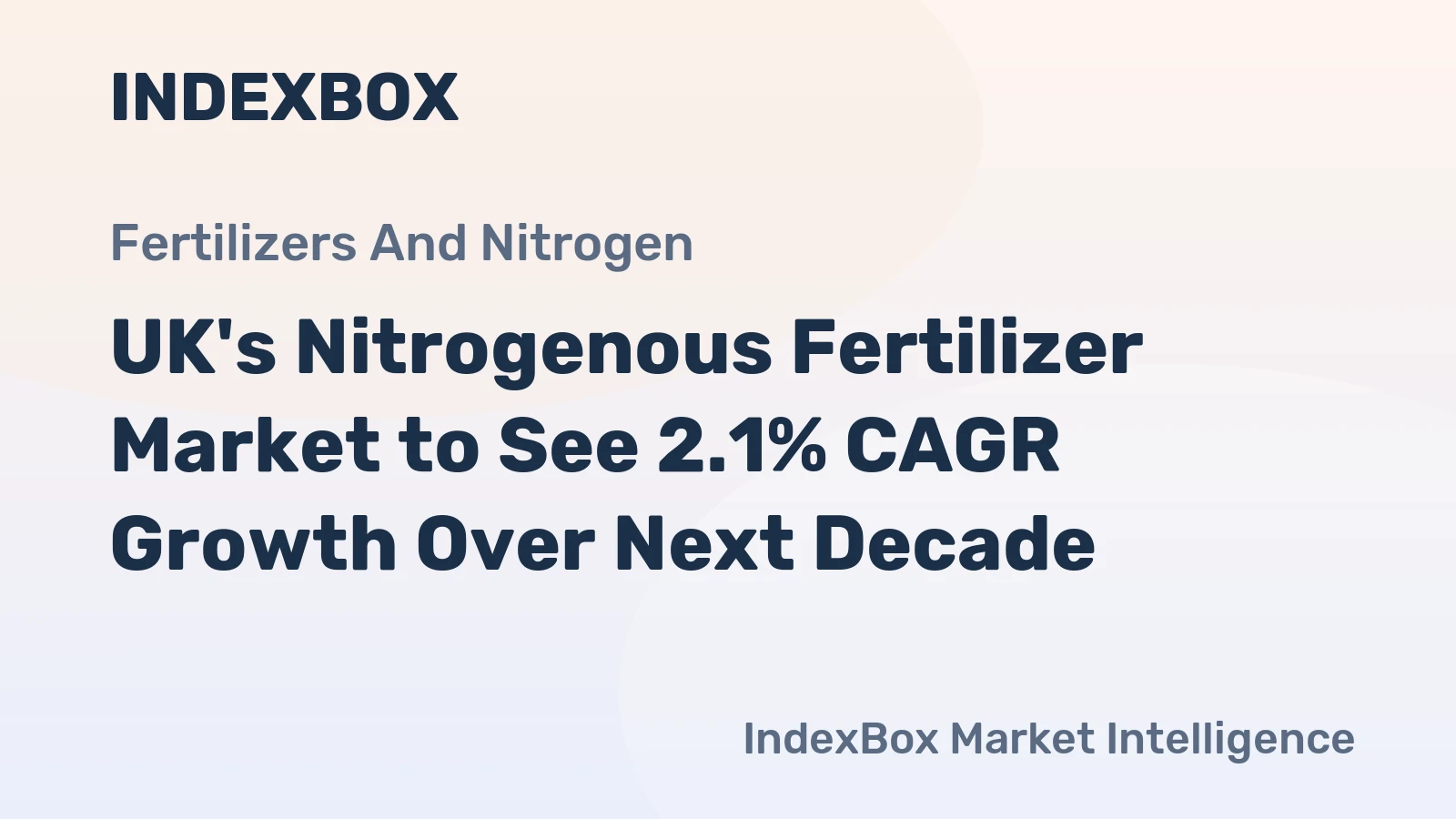 UK's Nitrogenous Fertilizer Market to See 2.1% CAGR Growth Over Next Decade