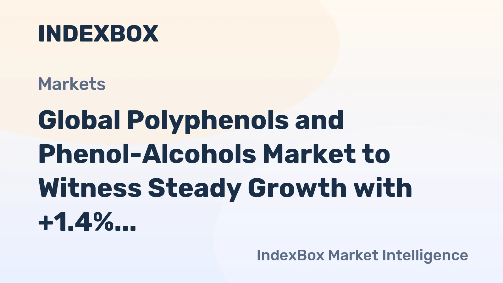 Global Polyphenols and Phenol-Alcohols Market to Witness Steady Growth with +1.4% CAGR Through 2035