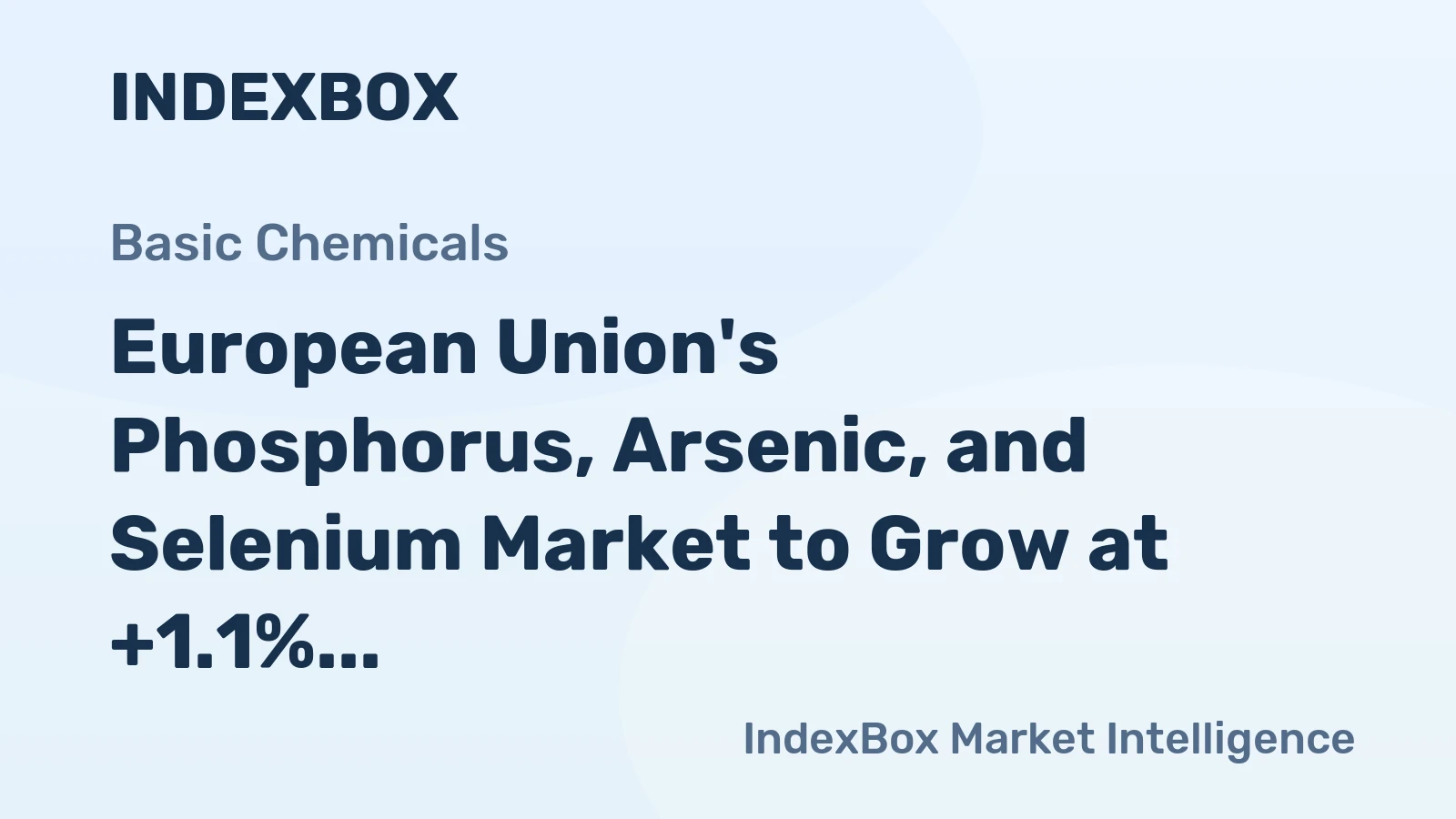 European Union's Phosphorus, Arsenic, and Selenium Market to Grow at +1.1% CAGR, Reaching 77K Tons by 2035