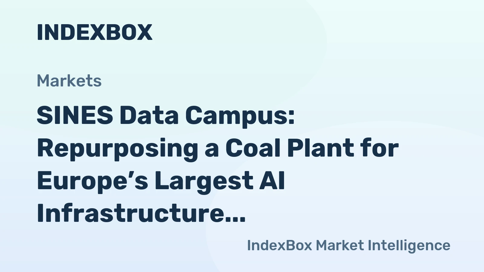 SINES Data Campus: Repurposing a Coal Plant for Europe’s Largest AI Infrastructure