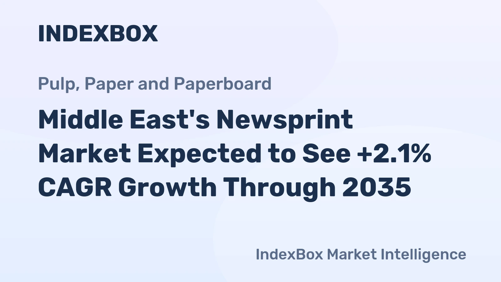 Middle East's Newsprint Market Expected to See +2.1% CAGR Growth Through 2035