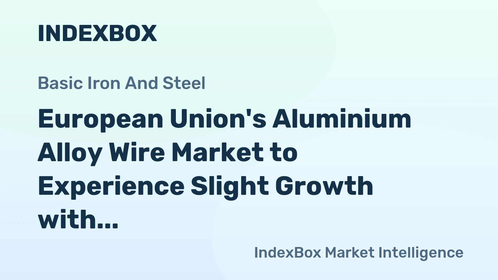 European Union's Aluminium Alloy Wire Market to Experience Slight Growth with an Anticipated CAGR of +1.0% by 2035
