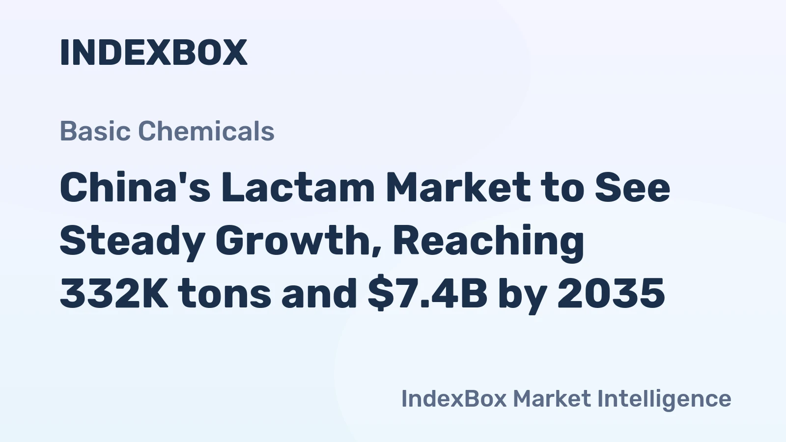 China's Lactam Market to See Steady Growth, Reaching 332K tons and $7.4B by 2035