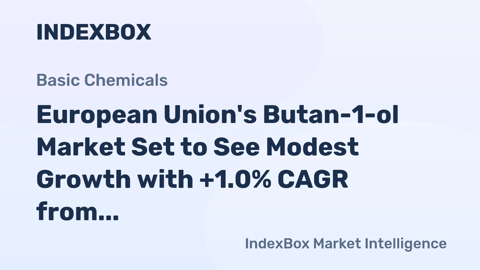 European Union's Butan-1-ol Market Set to See Modest Growth with +1.0% CAGR from 2024-2035