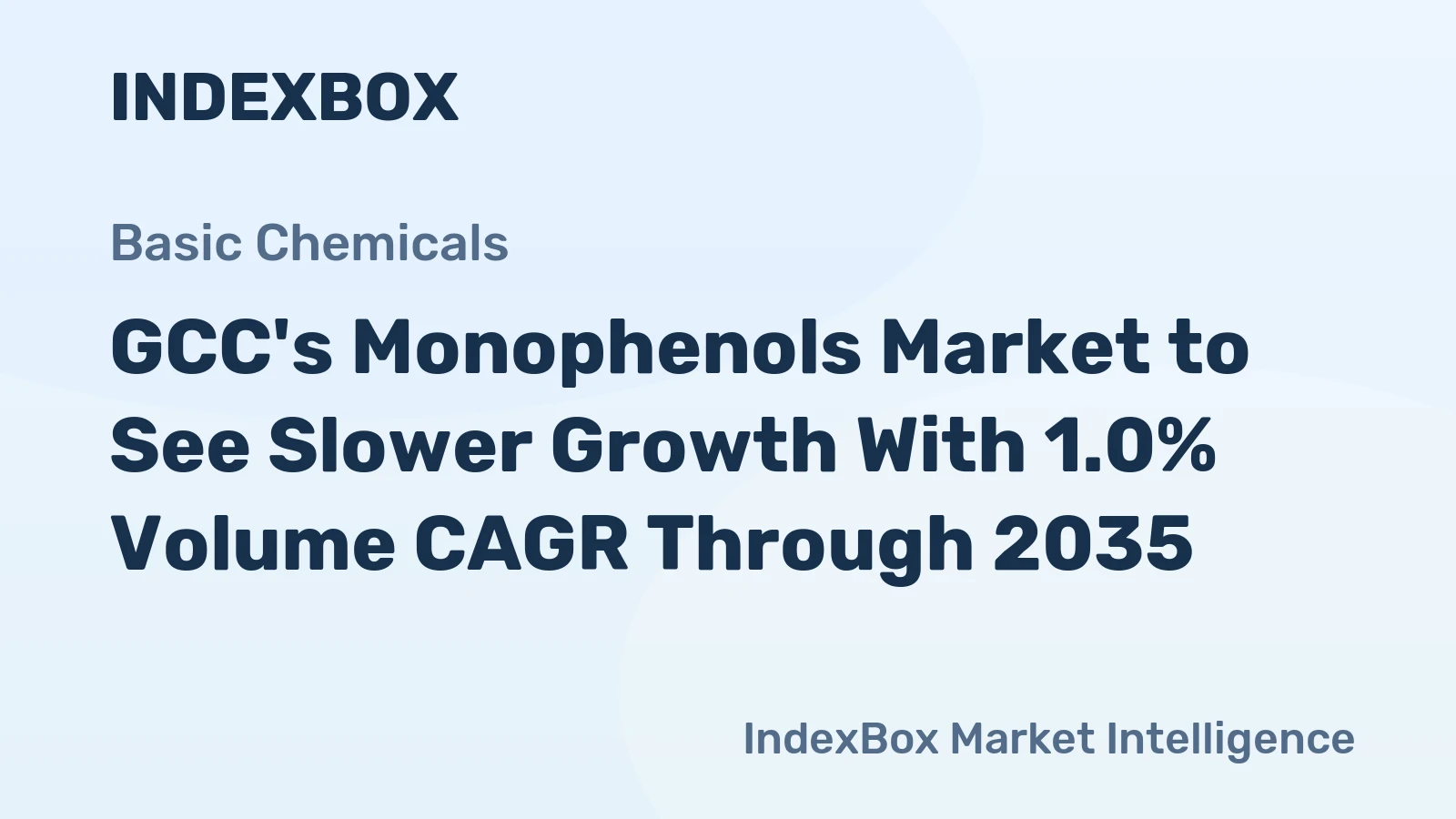 GCC's Monophenols Market to See Slower Growth With 1.0% Volume CAGR Through 2035