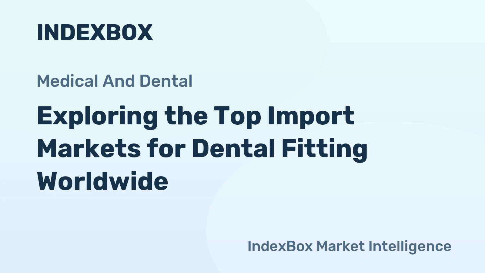 Exploring the Top Import Markets for Dental Fitting Worldwide