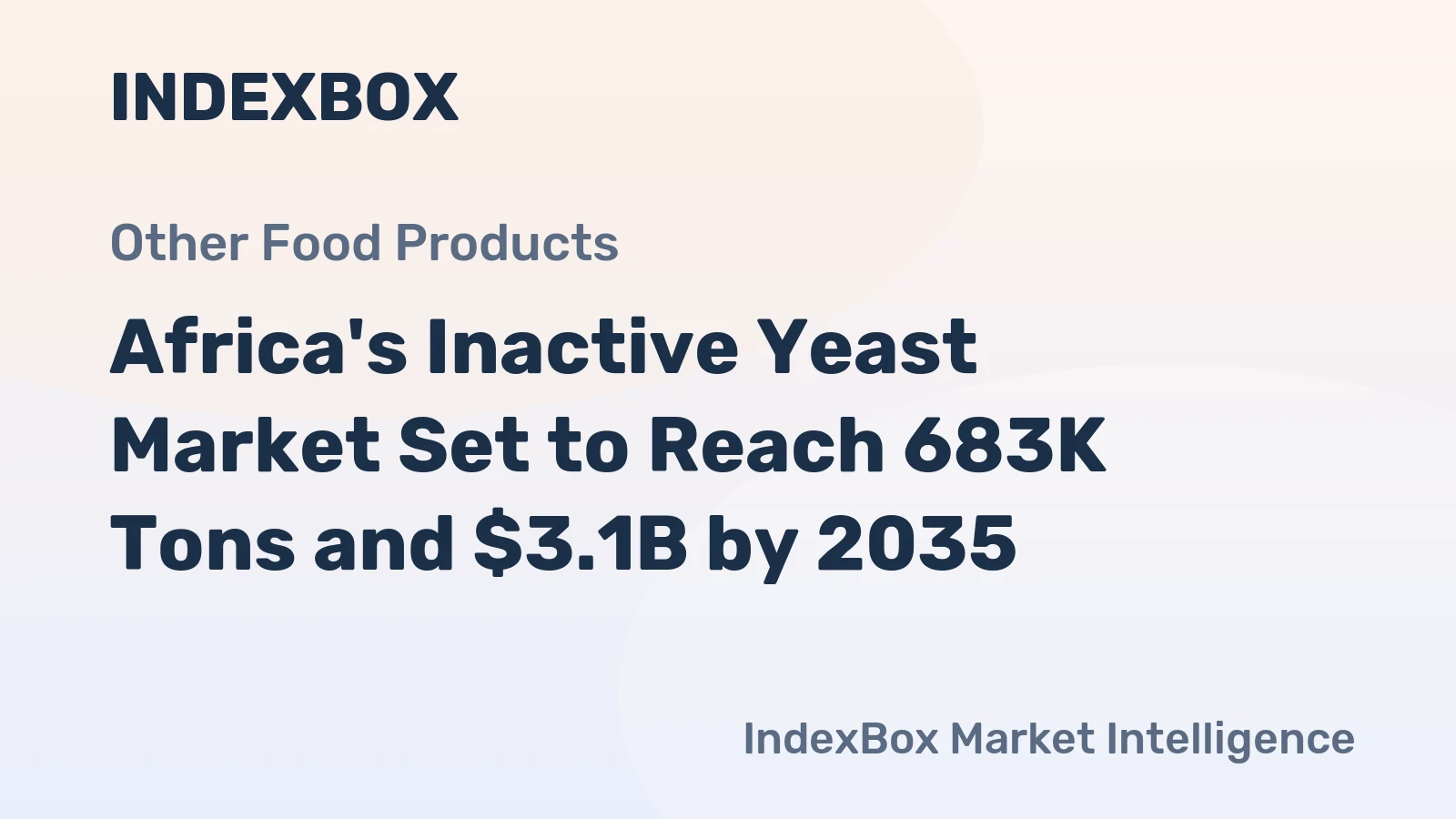 Africa's Inactive Yeast Market Set to Reach 683K Tons and $3.1B by 2035