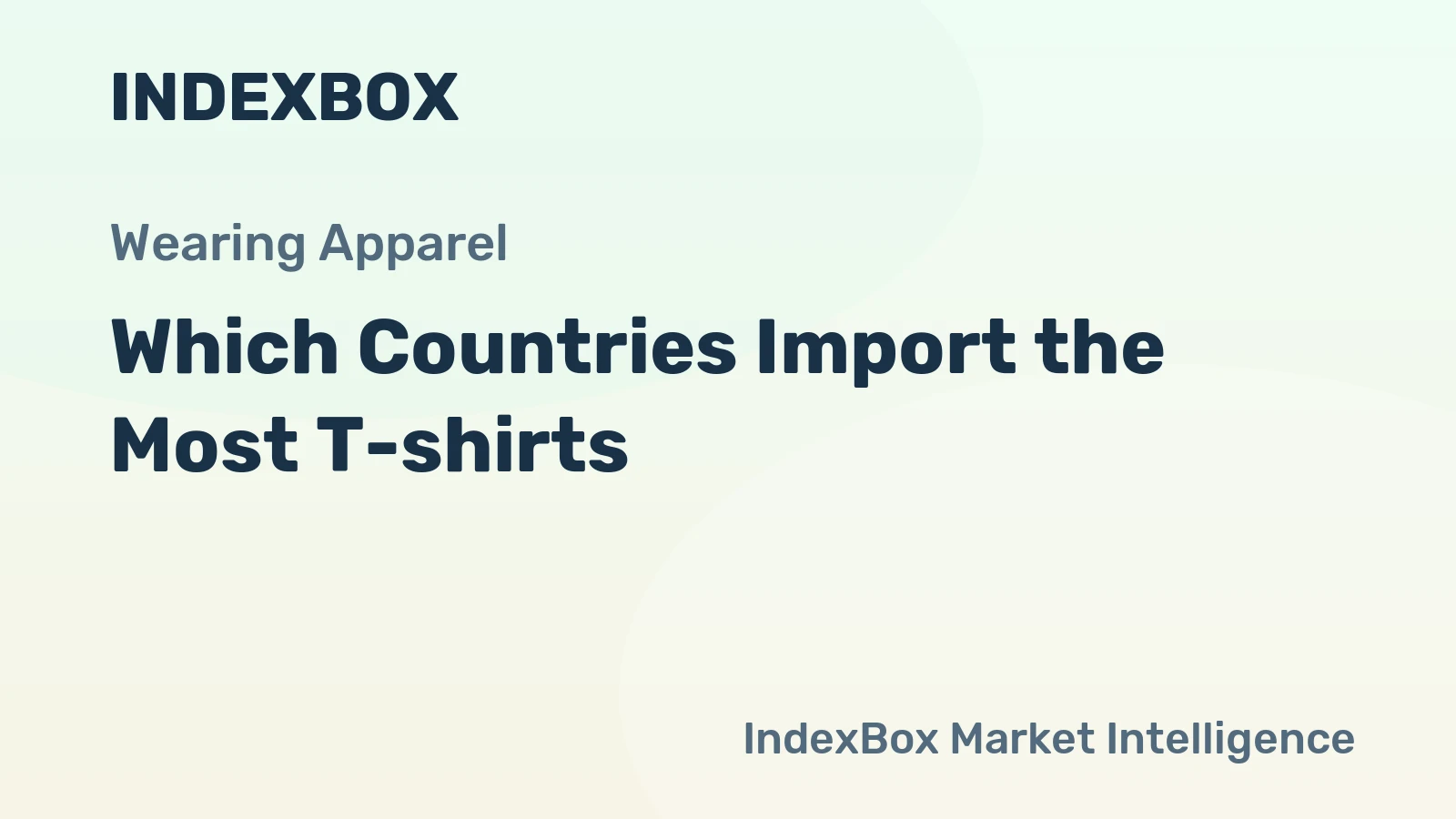 Which Countries Import the Most T-shirts?