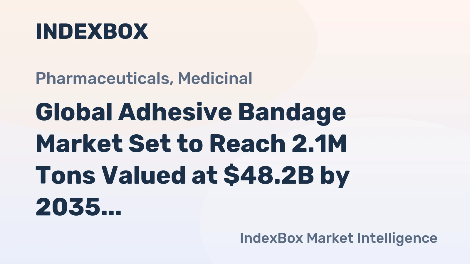 Global Adhesive Bandage Market Set to Reach 2.1M Tons Valued at $48.2B by 2035 as Russia's Dominance Continues