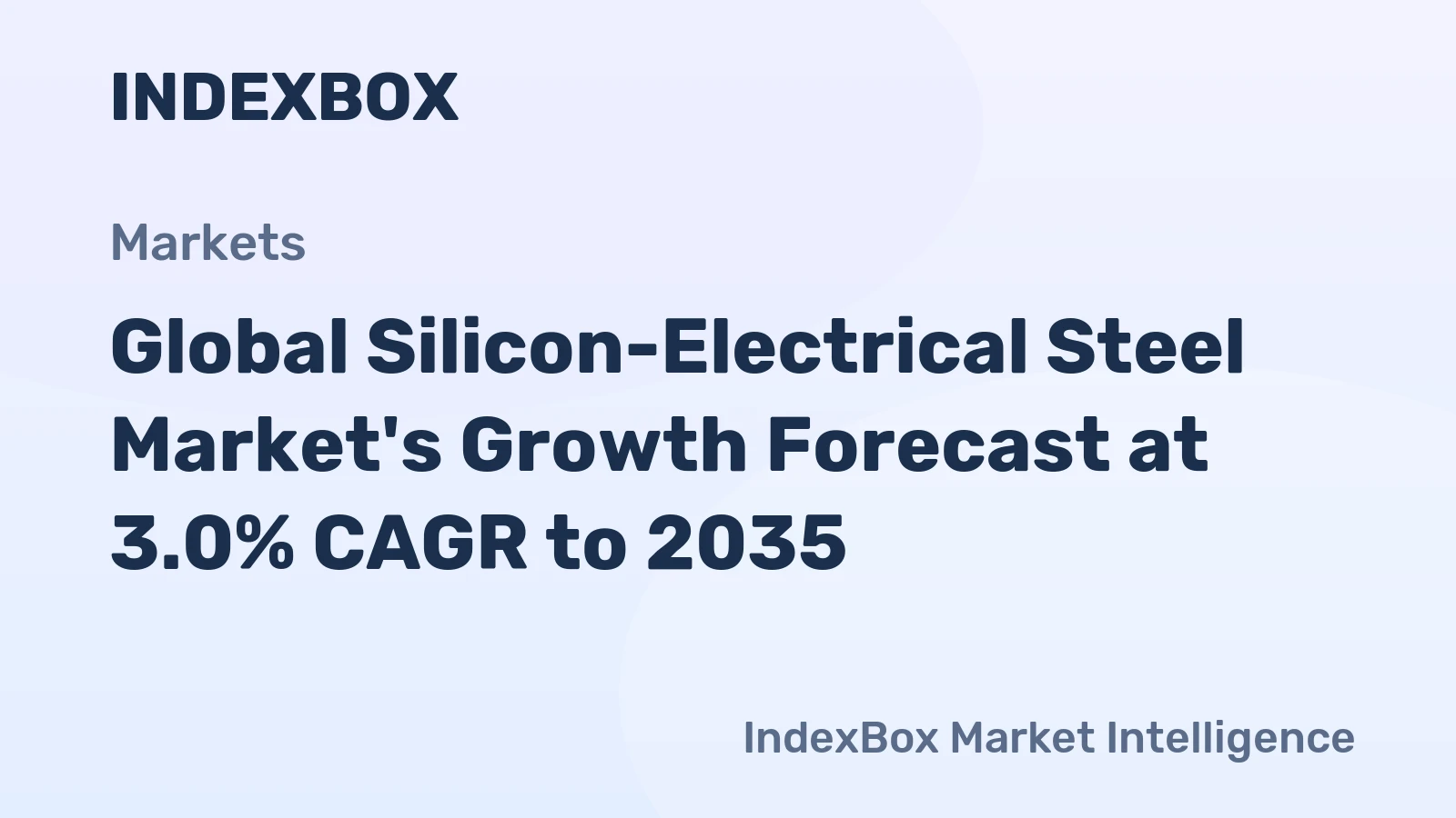 Global Silicon-Electrical Steel Market's Growth Forecast at 3.0% CAGR to 2035