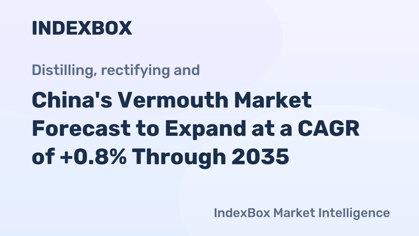 China's Vermouth Market Forecast to Expand at a CAGR of +0.8% Through 2035