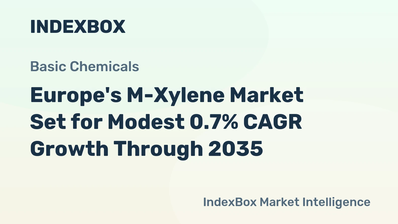 Europe's M-Xylene Market Set for Modest 0.7% CAGR Growth Through 2035