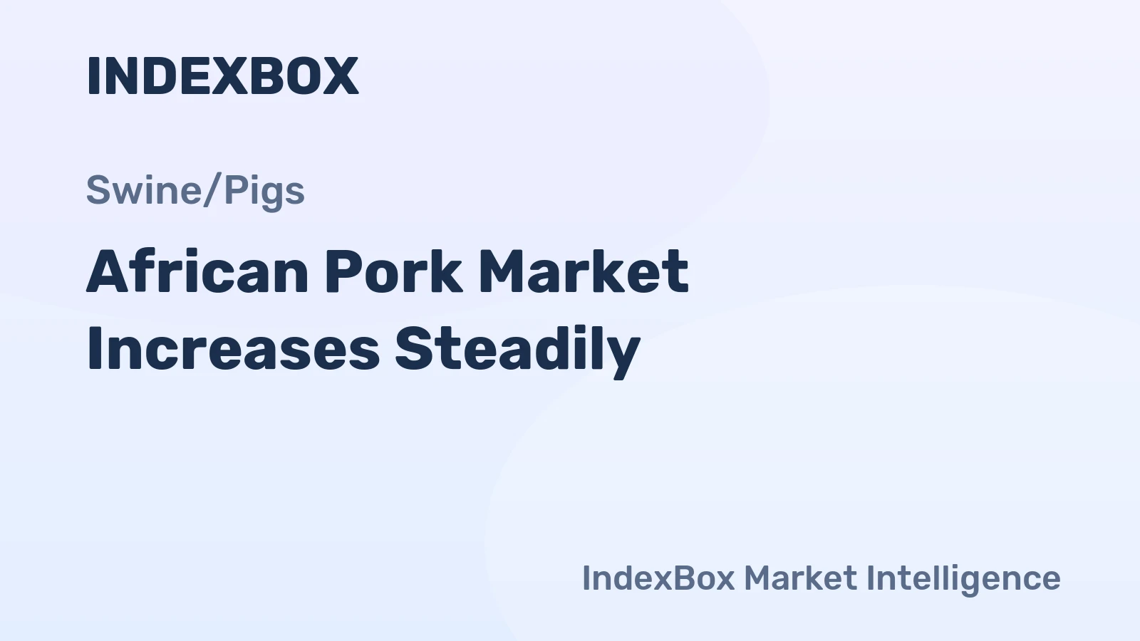 African Pork Market Increases Steadily