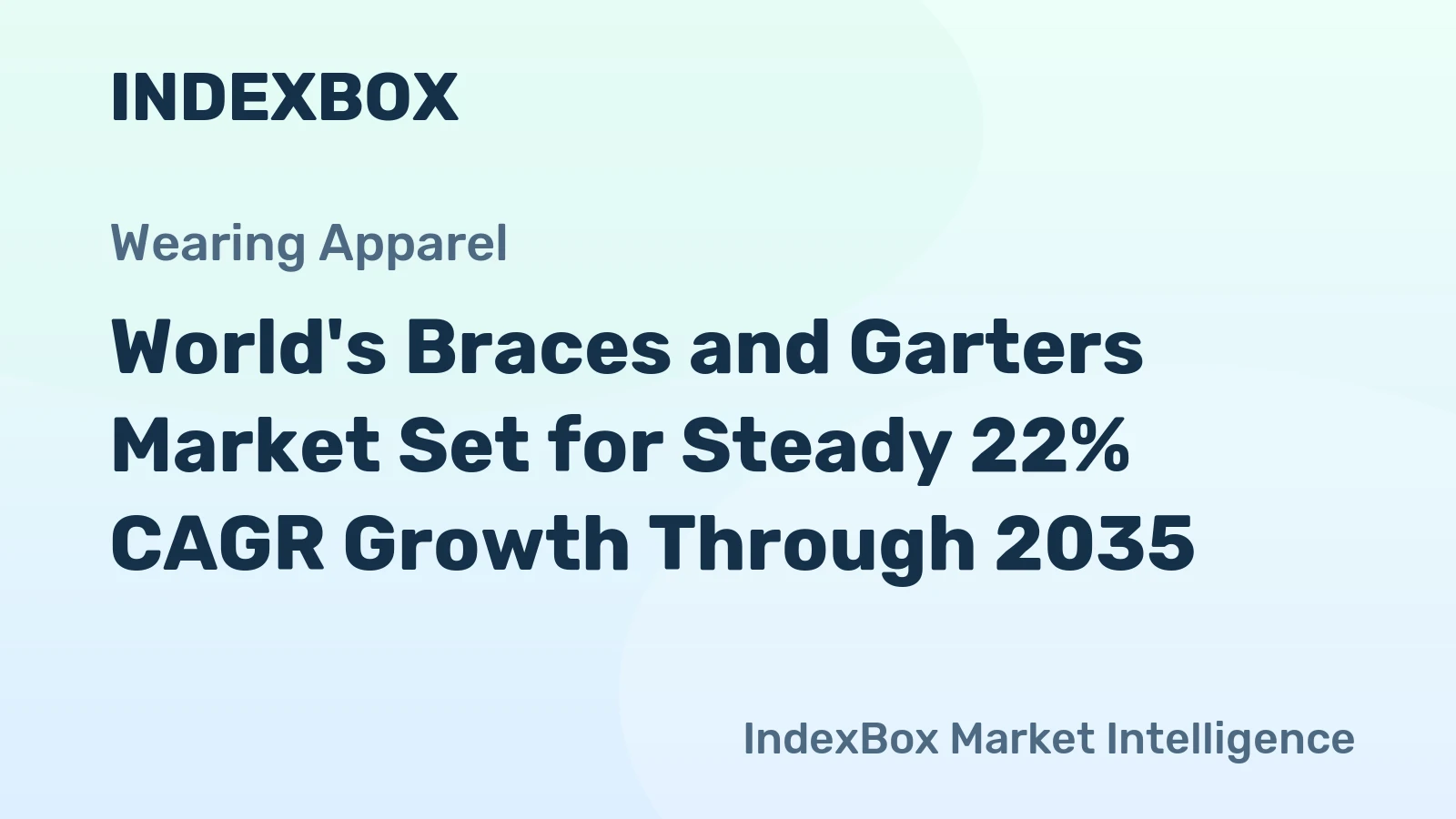 World's Braces and Garters Market Set for Steady 22% CAGR Growth Through 2035