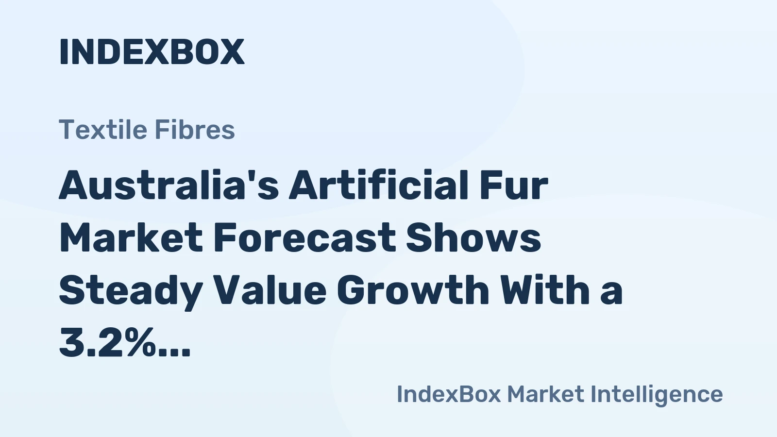 Australia's Artificial Fur Market Forecast Shows Steady Value Growth With a 3.2% CAGR Through 2035