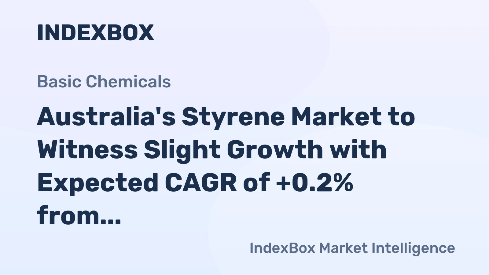 Australia's Styrene Market to Witness Slight Growth with Expected CAGR of +0.2% from 2024 to 2035