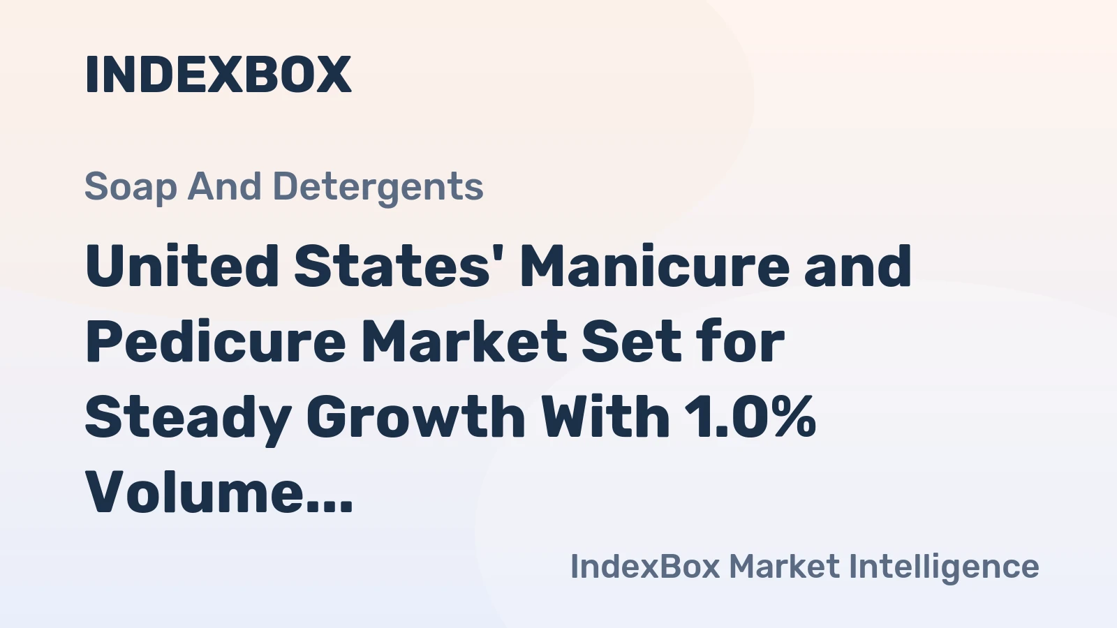 United States' Manicure and Pedicure Market Set for Steady Growth With 1.0% Volume CAGR Through 2035